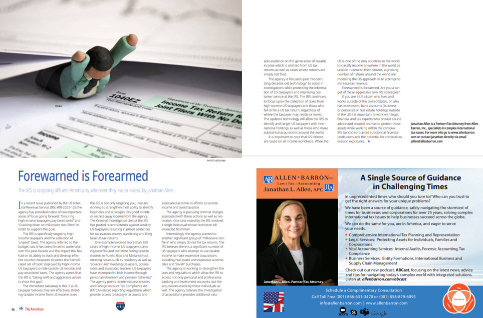 The Advantage of Transactional Planning - Real Life Int'l Tax Issues