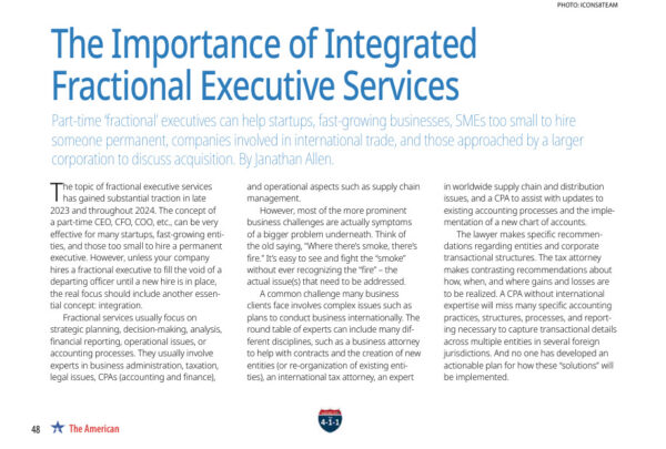 Importance of Integrated Fractional Executive Services - American